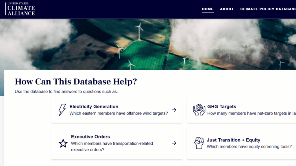 U.S. Climate Alliance Launches New Website, First-of-its-Kind Climate ...