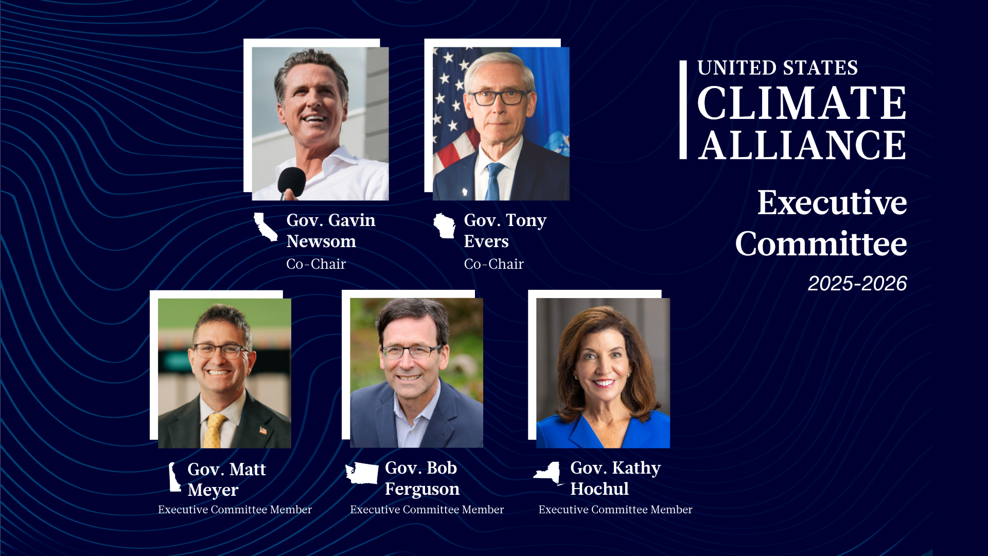 Governors Newsom and Evers Appointed Co-Chairs of U.S. Climate Alliance ...